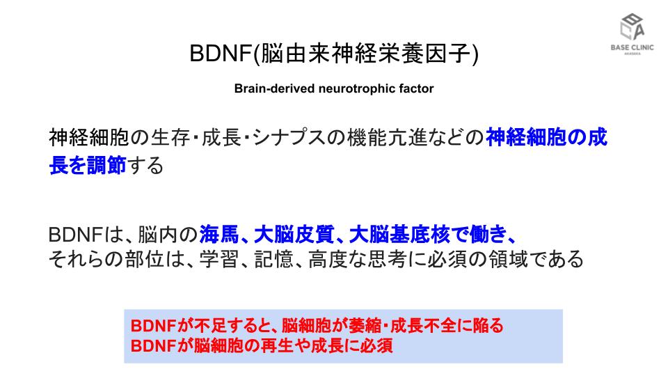 BDNFでメンタル改善 | Baseクリニック赤坂